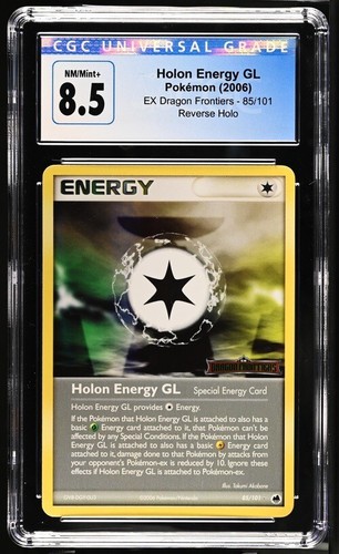 Pokémon Holon Energy GL Dragon Frontiers 85/101 Reverse Holo Stamped ...