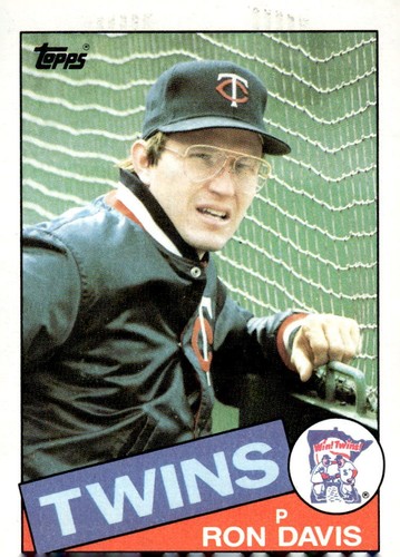 1985 Topps #430 Ron Davis - Minnesota Twins | eBay