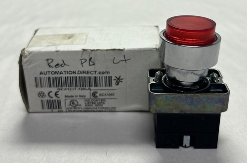 AUTOMATION DIRECT,GCX1211-120LA,RED PUSHBUTTON NEW | eBay