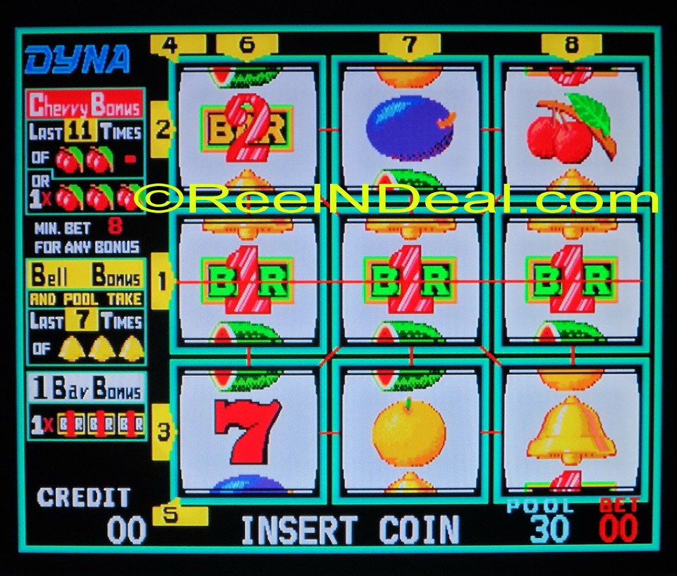 Dyna Cherry Master 8-Liner Slot Machine Rare Highly Profitable | eBay