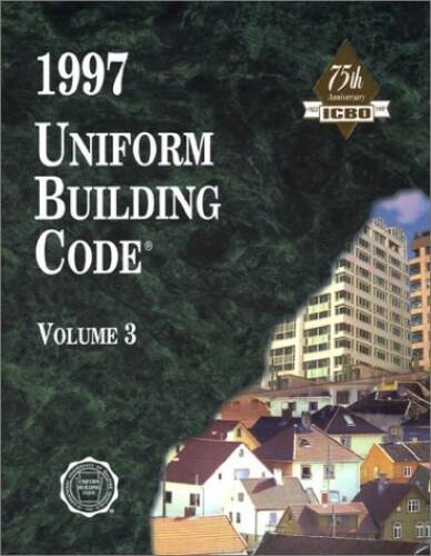 Uniform Building Code, Vol 3, 1997 - Paperback - GOOD 9781884590917 | eBay