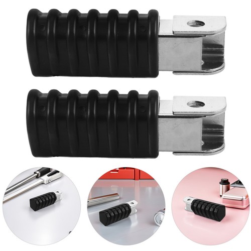 1 Set Motorcycle Footrest Pegs - Anti-Skid Aluminium Alloy Motorcycle ...