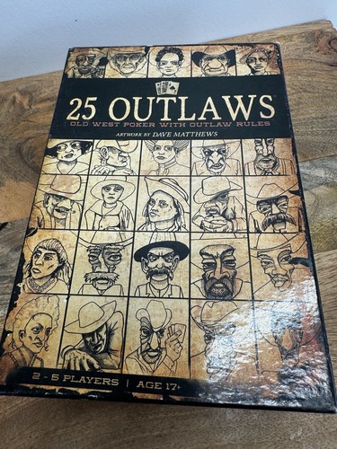 25 Outlaws Card Game Brand New in Shrink 2019 Buffalo Games | eBay