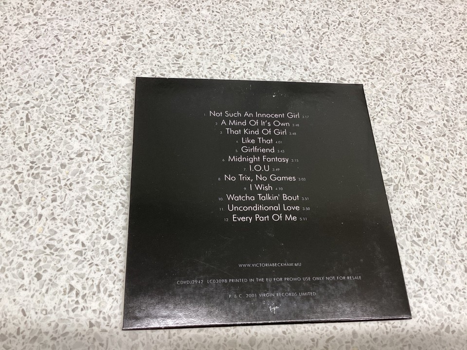 Victoria Beckham - VB 12 Track CD - Not Such an Innocent Girl | eBay UK