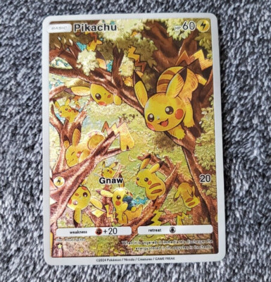 ~ ART CARD Pocket Pokemon Pikachu Multi Illustration Immersive Textured ...