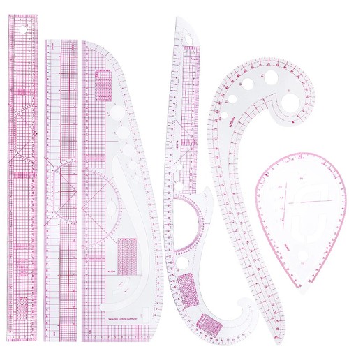 French Curve Cutting Rulers Soft Patchwork Ruler Sewing Tool Kit ...