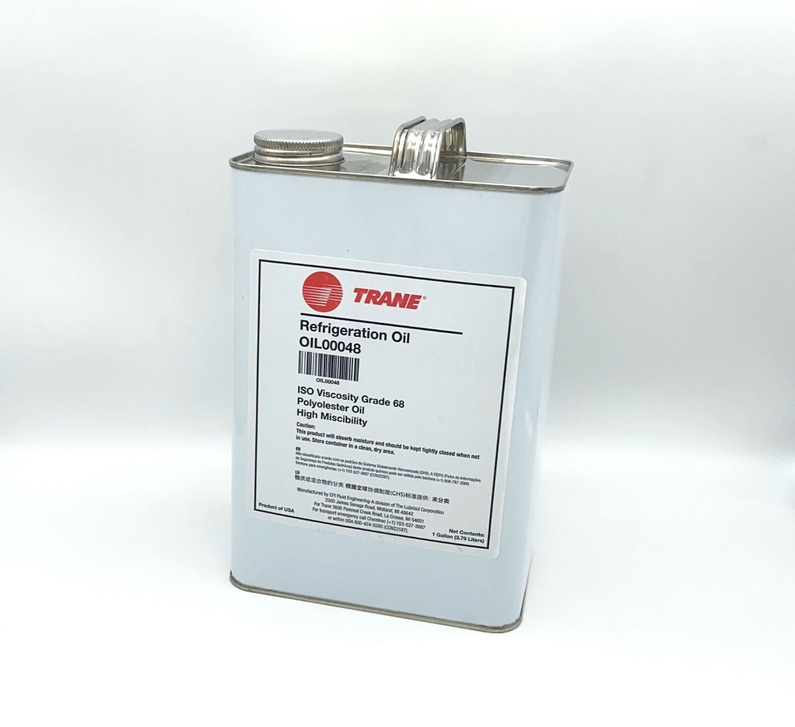 TRANE OIL00048 Refrigeration Oil OIL-00048, 1 Gal (3.79 Liters) | eBay