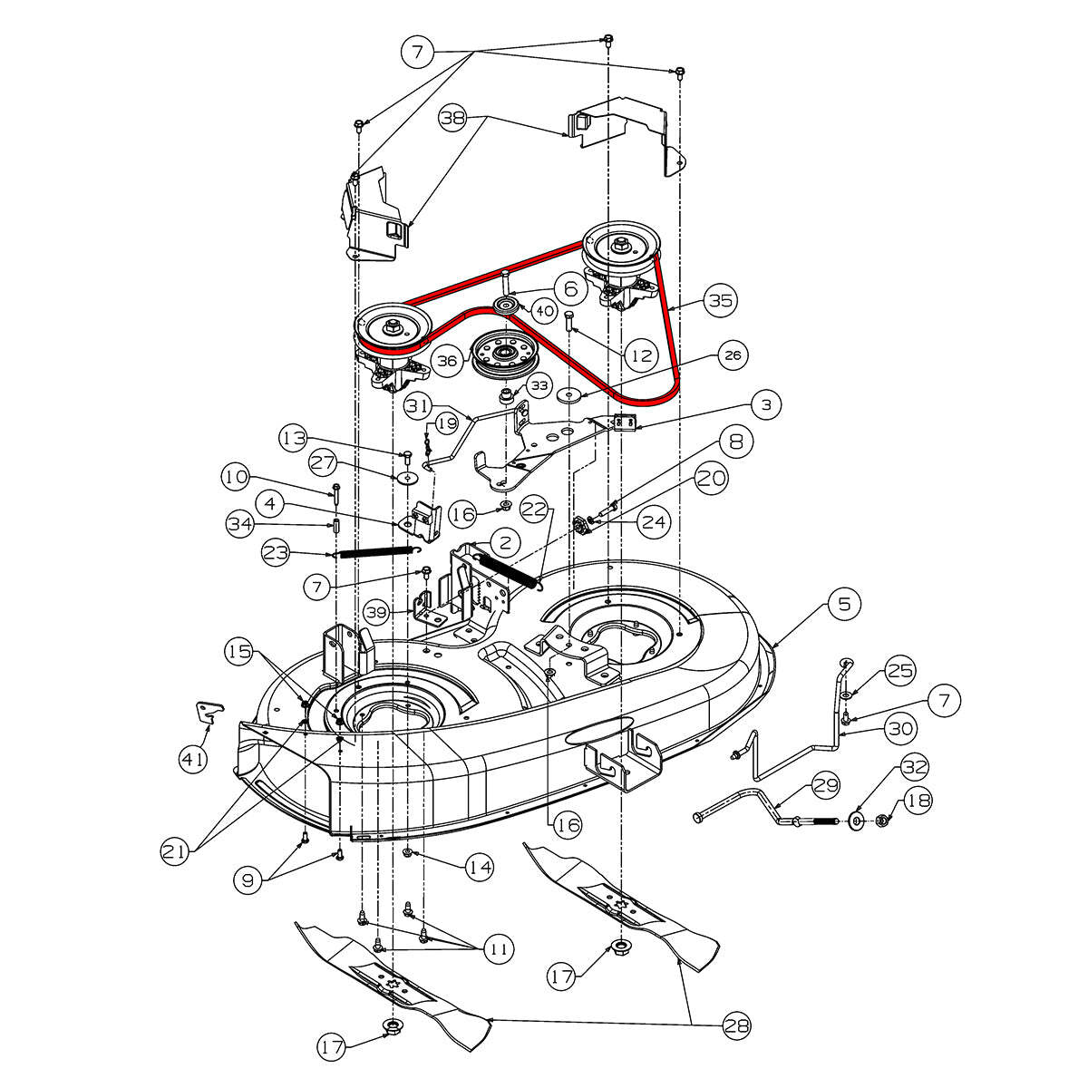 Transmission Drive Belt Fits Mtd 420/38 Pn 754-04062 | eBay