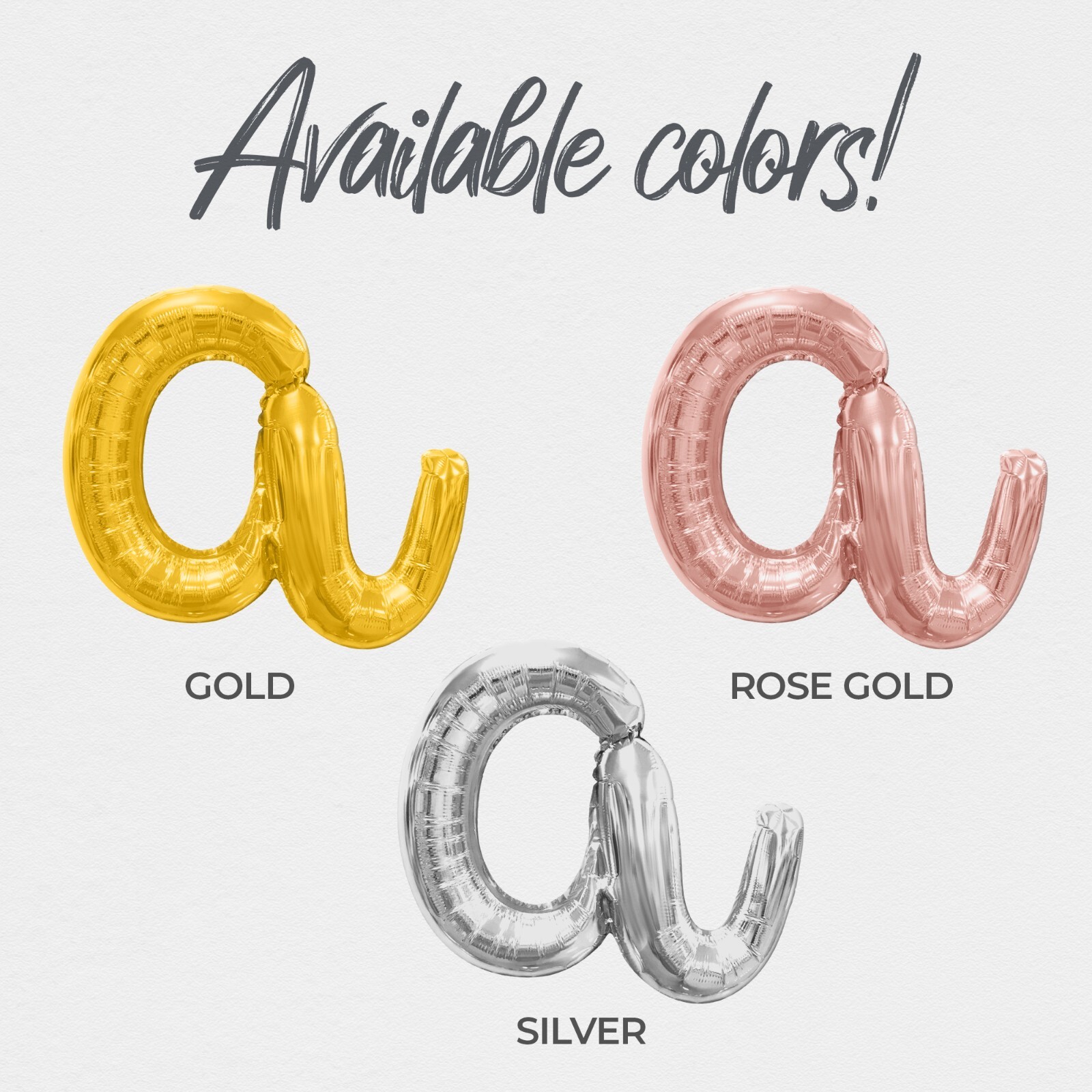 FOREVER YOUNG Cursive Script Letter Balloon Banner - Birthday Party ...