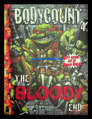 TMNT Bodycount Image Comics 1996 Simon Bisley Print Magazine Ad Poster ...
