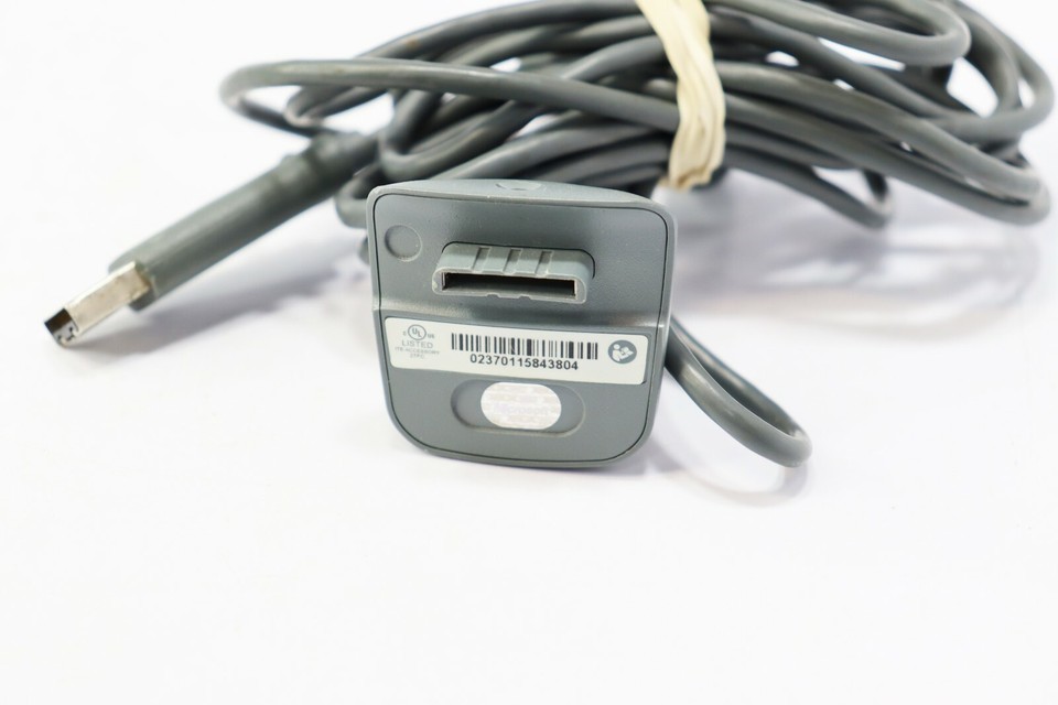 Microsoft XBOX 360 Plug and Charge Kit USB Cable USED | eBay