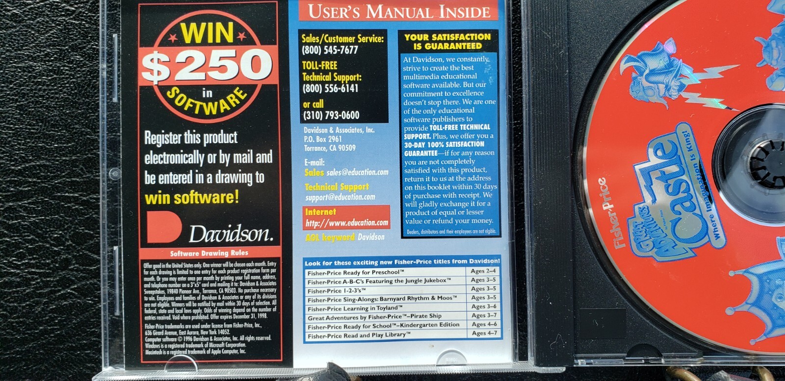 Fisher-Price Great Adventures: Castle-PC CD-ROM-Davidson | eBay