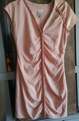2 b. RYCH VINTAGE PINK DRESS WOMEN'S Cocktail Lined Polyester, SIZE 8 ...