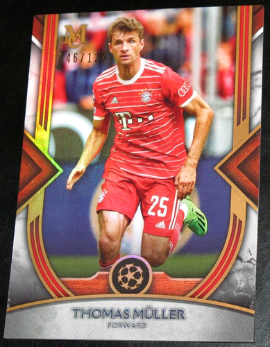 2022-23 Topps Museum Collection UCL - Thomas Muller #25 Copper /125 for ...