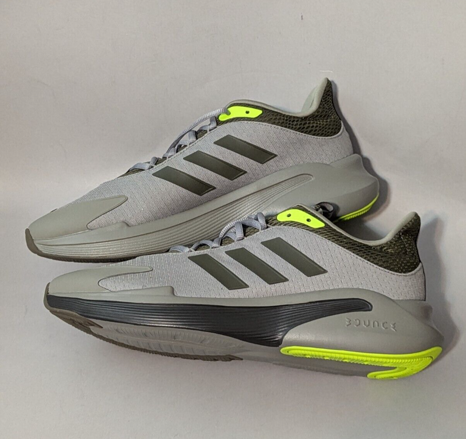 adidas Alphaedge + Shoes Mens 11 Silver Pebble Olive Strata IF7296 | eBay