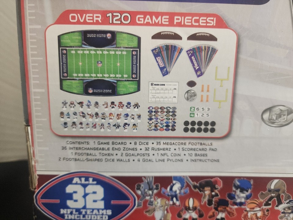NFL Rush Zone Board Game All 32 Football Teams Included 2013 Sport Game ...