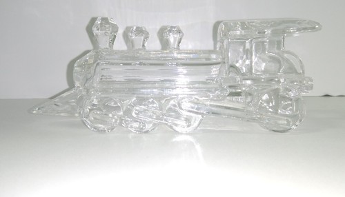 KRISTAL COLOR CRYSTAL VINTAGE TRAIN PAPERWEIGHT 24% Pbo MADE IN ITALY ...