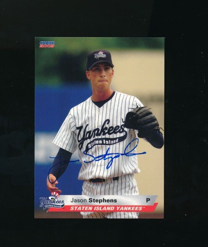 2005 Choice Staten Island Yankees #27 Jason Stephens signed auto ...