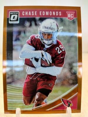 CHASE EDMONDS BRONZE PRIZM 2018 Panini Donruss Optic ROOKIE #136 RC ...