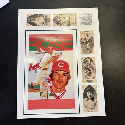 1991 Allan Kaye’s Sports Cards Full Panel Pete Rose Cy Young Honus ...