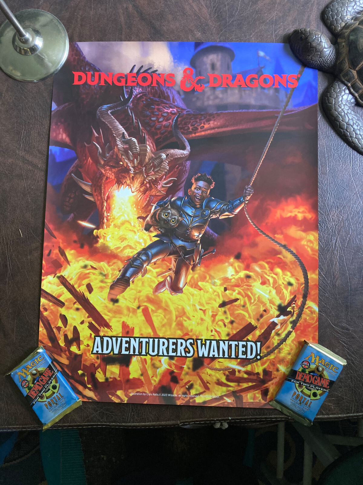 Dungeons Dragons Double Sided Poster Adventure Begins D&D New | eBay