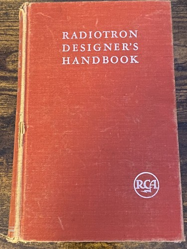 Radiotron Designer's Handbook 4th Ed Langford Smith 1953 Hardcover | eBay