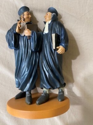 Daumier Figurine - RARE Lawyers in long robes - Mouseion 3D Parastone ...