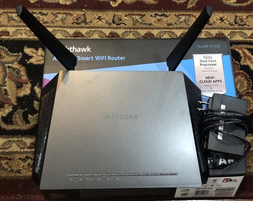 Netgear Nighthawk R7000 AC1900 Smart WiFi 4-Port Gigabit Wireless ...