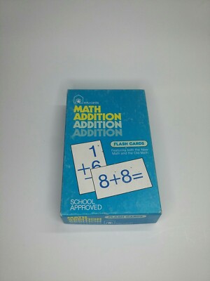 Math Addition Flash Card Set Set No. 261 | eBay