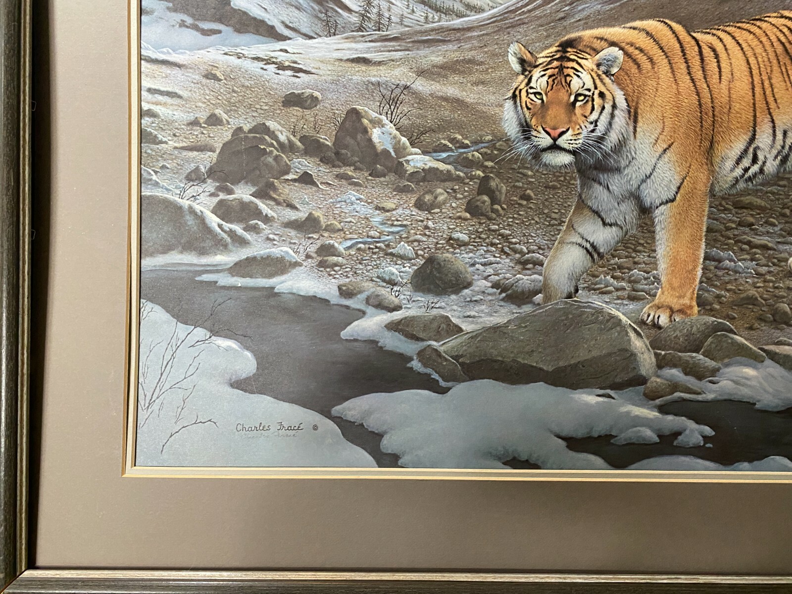 Charles Frace (1926 - 2005) "Siberian Tiger" Print - Hand Signed - COA ...