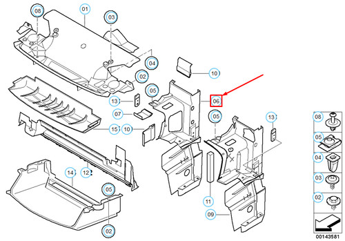 NEW BMW 3 E36 RIGHT AIR DUCT 51718156248 8156248 OEM NO IMPORT DUTIES ...