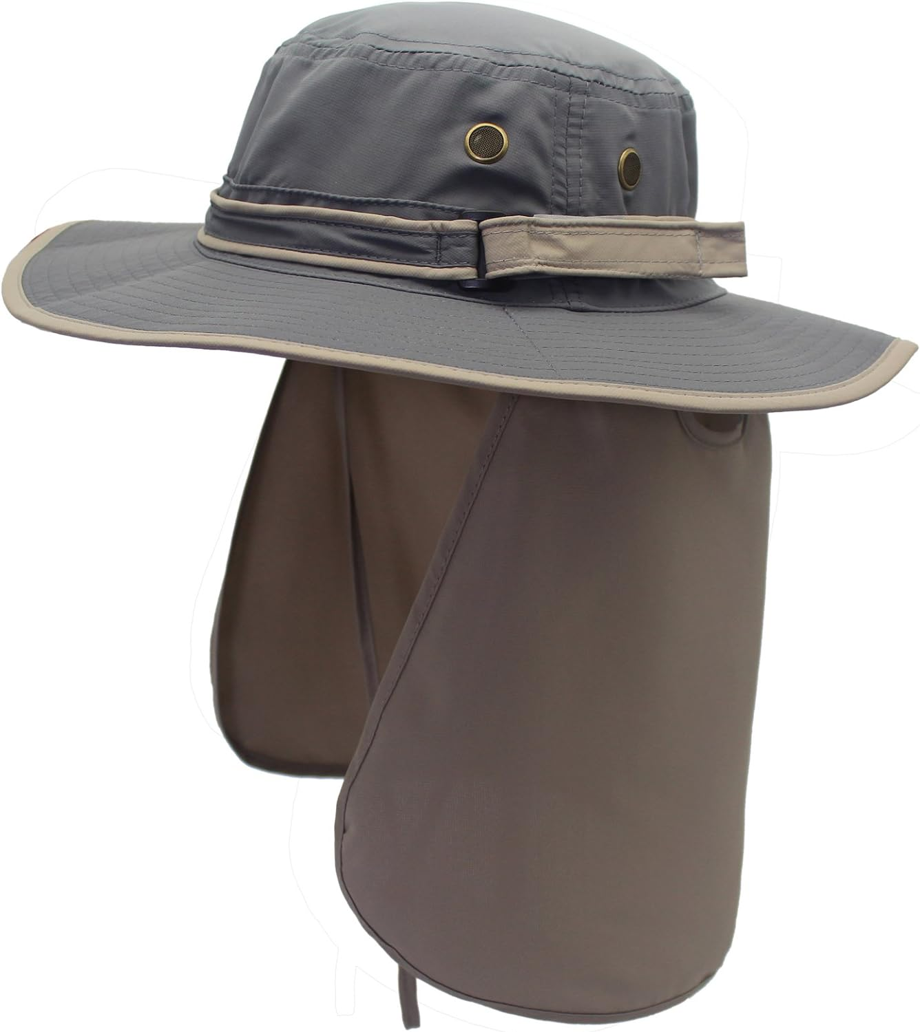 Sombrero de SOL Para Hombre Con Solapa Para El Cuello Gorros de ...