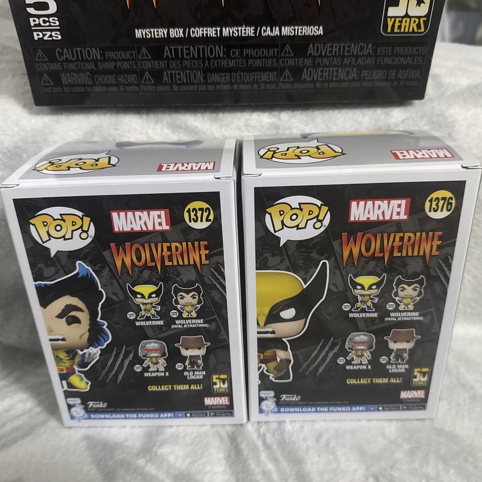 Funko Marvel Collector Corps - Wolverine 50th Anniversary Box - L Large ...