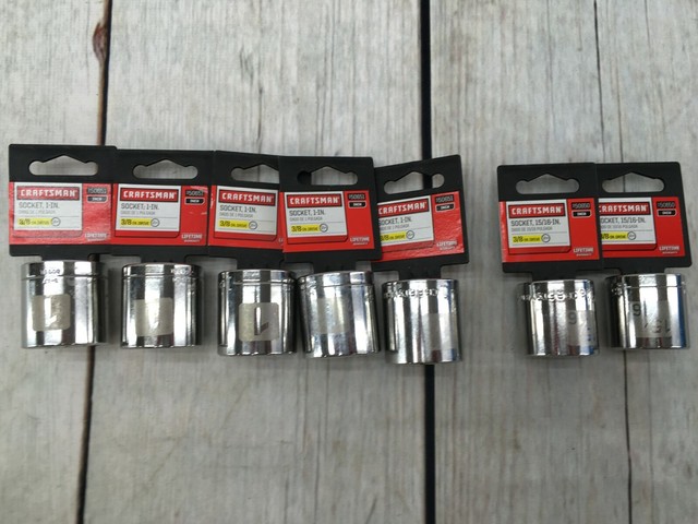 Craftsman 1" Socket 3/8" Drive 12 Point Item 50651 for sale online | eBay