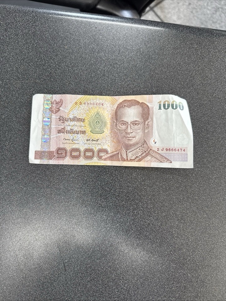 Thailand paper money Thai Baht THB $4040 Currency Notes Bills ...
