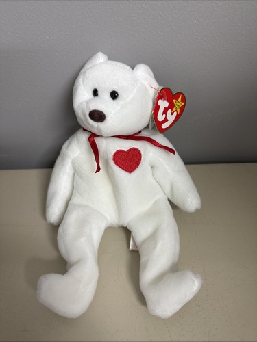 TY Beanie Babies Valentino Bear 3rd/1st gen Brown Nose Rare | eBay