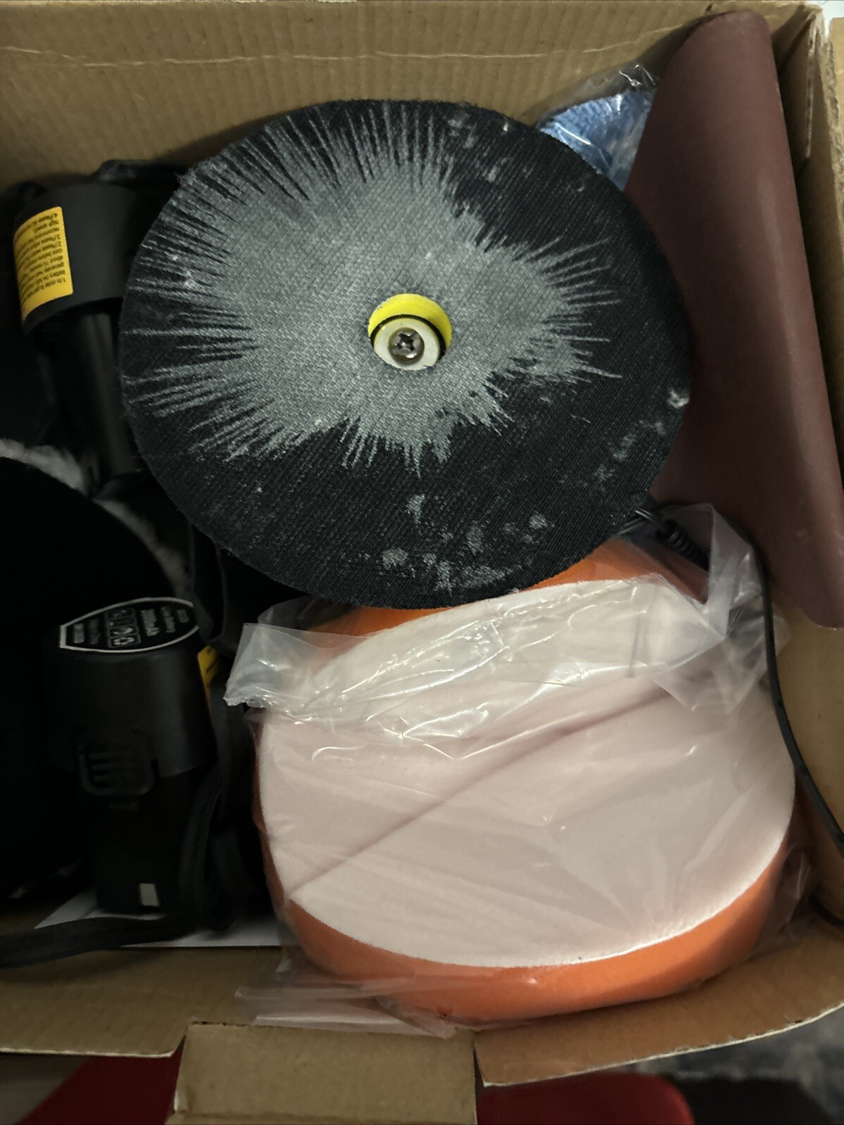 Saker SK1202D Portable Cordless Buffer Polisher Machine Kit for Car ...