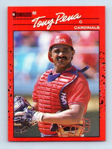 1990 Donruss Tony Pena St. Louis Cardinals #181 | eBay