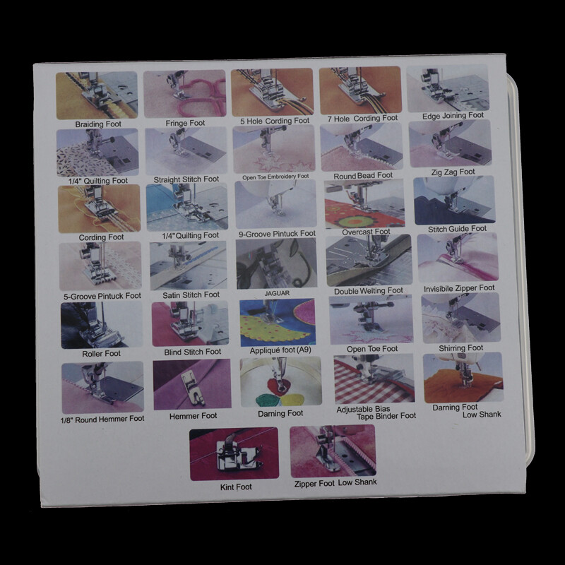 Domestic Sewing Machine Presser Foot Feet Hemming Kit For Brother ...