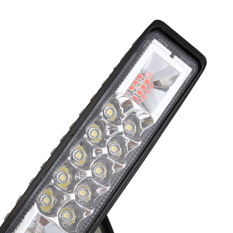 48W Strobe Flash Work Light Led Light Bar Red White For Offroad Atv ...