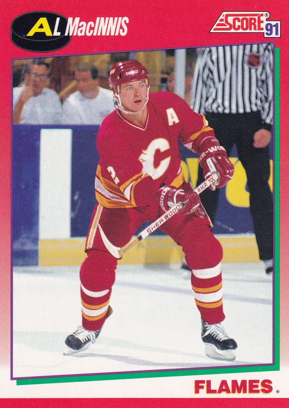 1991-92 Score #2 Al MacInnis -Calgary Flames + (Yes 4 Free Mystery ...
