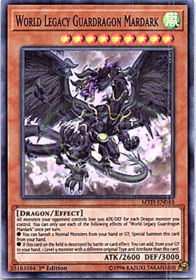 World Legacy Guardragon Mardark MYFI-EN048 Yu-Gi-Oh! Light Play 1st ...