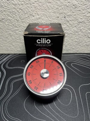 Cilio Premium Racing Gauge Style Kitchen Timer Red Black | eBay