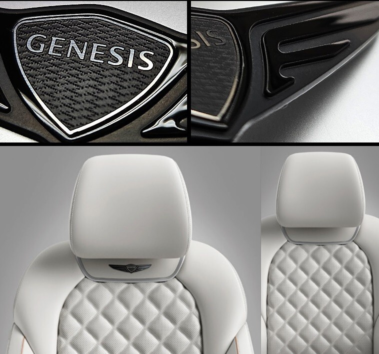2015-2025 Genesis All Models Sheet Symbol Genesis Emblem 2pc | Made in ...