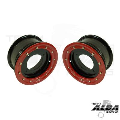 Banshee 350 Warrior Front Wheels Beadlock 10x5 4+1 4/156 Alba Racing BR ...