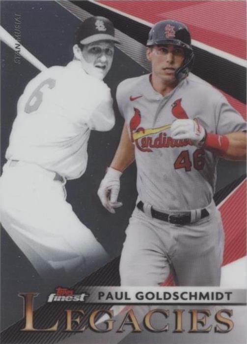 2021 Topps Finest - Finest Legacies Paul Goldschmidt, Stan Musial #FL ...