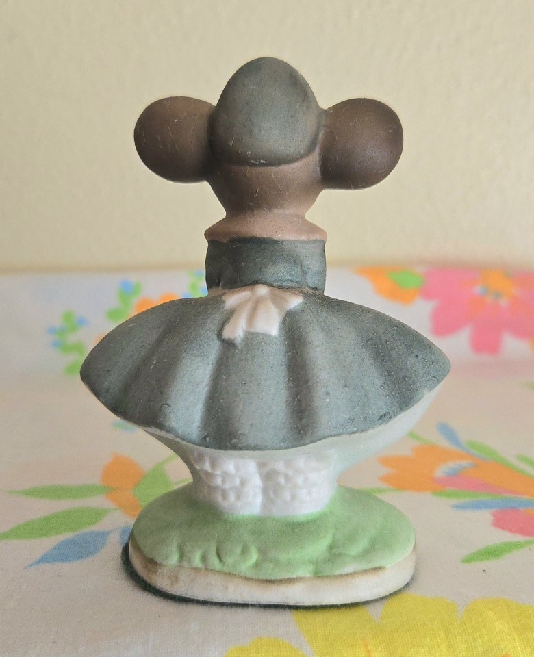 Vintage Pilgrim Mouse Figurine, Thanksgiving Decor, Bisque Porcelain | eBay