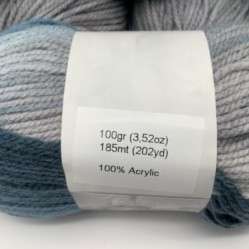Yarn Outlet Variegated Aran Knitting Crochet Yarn 10X100g Balls A13 ...