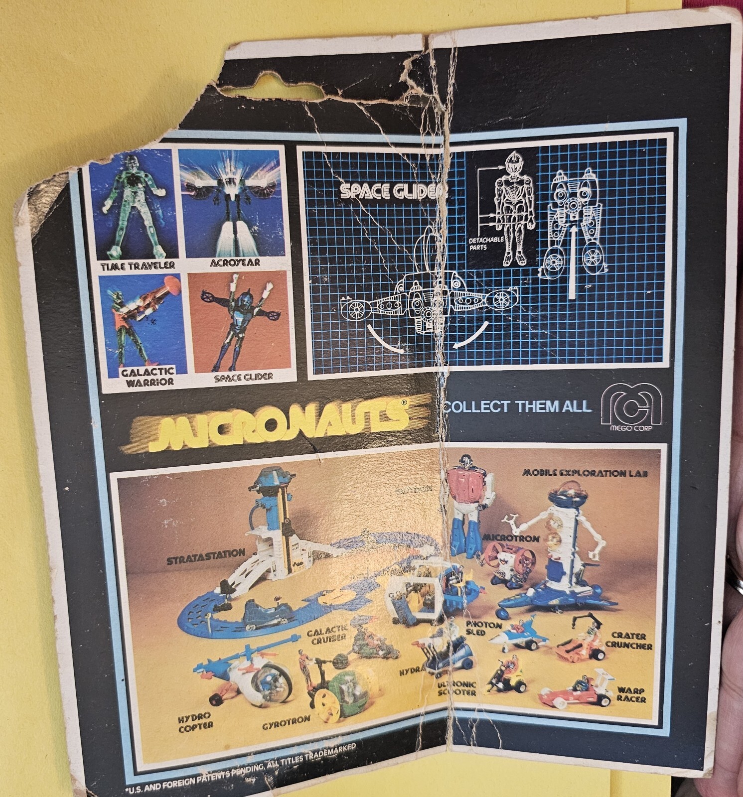 1977 Mego Micronauts Series 1 Space Glider Green Vintage SEALED Action ...