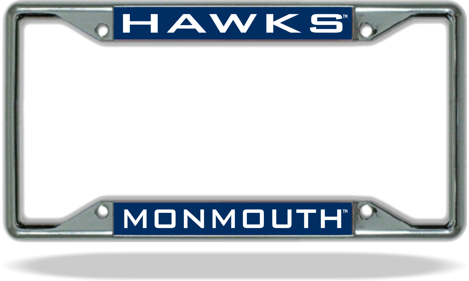 Monmouth HAWKS License Plate Frame | eBay
